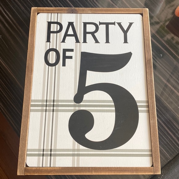 Hobby Lobby | Wall Decor | Party Of 5 Sign | Poshmark